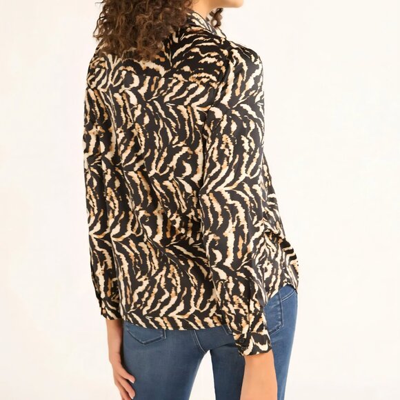 sofia by sofia vergara | Tops | Sofia Jeans By Sofia Vergara Womens Long Sleeves Pocket Blouse ...